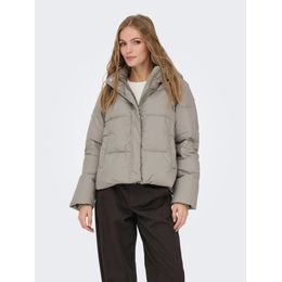 Steppjacke Only "ONLALICE SHORT DOWN JACKET NOOS OTW", Damen, Gr. XL, grün (vetiver), Steppware, Obermaterial: 100% Polyester, unifarben, lässig geschnitten taillenbedeckt, Jacken Steppjacke