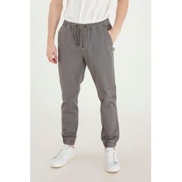 Chinohose Blend "BHNimbu", Herren, Gr. L, US-Gr&ouml;&szlig;en, granite, Web, 97% Baumwolle, 3% Elasthan, unifarben, regular fit kn&ouml;chellang, Hosen Chinohose, L&auml;ssige Chinohose mit Tunnelzug
