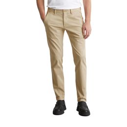 Marc O'Polo Chinohose MARC O'POLO "aus Bio-Baumwoll-Mix", Herren, Gr. 29, L&auml;nge 34, pure cashmere, Obermaterial: 98% Baumwolle, 2% Elasthan, unifarben, figurbetont normal, Hosen Chinohose
