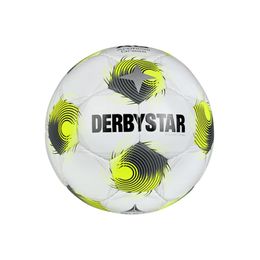 Derbystar Ball Herren Gr&ouml;&szlig;e 5 neongelb / grau / wei&szlig;