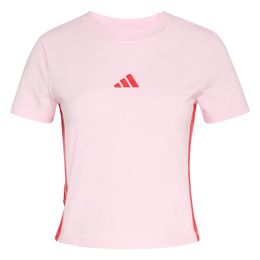 adidas Sportswear Funktionsshirt 'Essentials' Damen Gr&ouml;&szlig;e XXXS/XXS rosa / rot