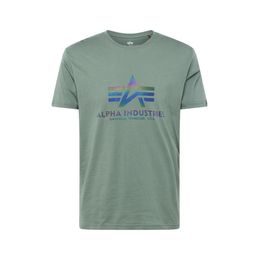 Alpha Industries T-Shirt Herren Gr&ouml;&szlig;e XS blau / khaki / lila / rot