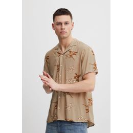 Kurzarmhemd Blend "BHShirt", Herren, Gr. M, US-Gr&ouml;&szlig;en, crockery, 100% Viskose, gebl&uuml;mt, regular fit normal, ohne Ausschnitt, eingesetzt, Hemden, Stilvolles Hemd mit kurzen &Auml;rmeln