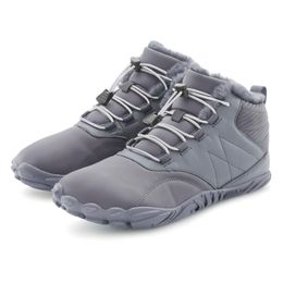 Stiefelette Vivance "Freizeitschuh, Halbschuh, Sneaker", Damen, Gr. 39, grau, Obermaterial: 100% Textilmaterial. Decksohle: 100% Textilmaterial. Futter: 100% Textilmaterial. Laufsohle: 100% Synthetik, unifarben, Schuhe Stiefelette, zum Reinschl&uuml;pfen mit elastischen Schn&uuml;rb&auml;ndern VEGAN
