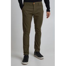 Chinohose Blend "BHNatan", Jungen, Gr. 32, L&auml;nge 34, olive night gr&uuml;n, Web, 98% Baumwolle, 2% Elasthan, unifarben, slim fit lang, Hosen Chinohose, Chinohose Slim Fit mit G&uuml;rtelschlaufen