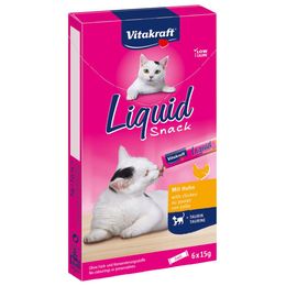 Vitakraft Cat liquid Snack H&auml;hnchen 6 St&uuml;ck + 2 gratis