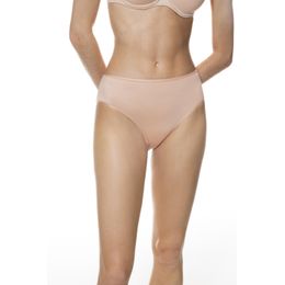 Slip Mey "Joan", Damen, Gr. 38, beige (cream tan), Single Jersey, Obermaterial: 77% Polyamid, 23% Elasthan, k&ouml;rpernah, Unterhosen Slip, flacher Bund, kein Einschneiden