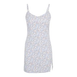 Daisy Street Kleid Damen Gr&ouml;&szlig;e 40 hellblau / dunkelbraun / pastelllila / wei&szlig;