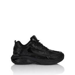 Sneaker Plein Sport "Lo-Top Turnschuhe", Herren, Gr. 36, Normalschaft, 0202, schwarz, schwarz, Schuhe Sneaker