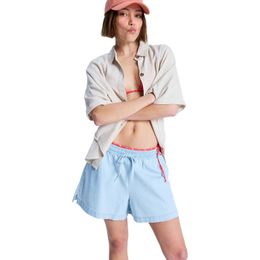 Jeansshorts Roxy "Lekeitio Break", Damen, Gr. L, light blau, 100% Baumwolle, Jeans Jeansshorts