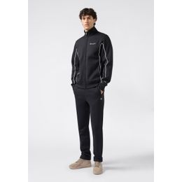 Jogginganzug Champion "Sweatsuit", Herren, Gr. S (44/46), nbk, nbk, nbk, wht, Obermaterial: 55% Baumwolle, 45% Polyester, Sportanz&uuml;ge Jogginganzug