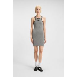 Jerseykleid HUGO BLUE "Niamh", Damen, Gr. M, N-Gr, open miscellaneous 998, Jersey, Obermaterial: 60% Polyester, 35% metallisierte Fasern, 5% Elasthan, Glitzermuster, figurbetont mini, Rundhals, Kleider Jerseykleid, schimmernd, Slim Fit