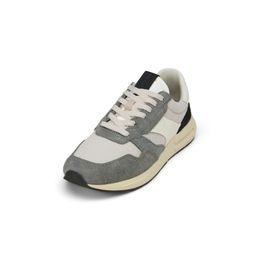 Marc O'Polo Sneaker MARC O'POLO "aus Mesh und Veloursleder", Herren, Gr. 40, dapple gray, griffin, Obermaterial: 80% Leder (Rind), 20% Polyester, unifarben, Schuhe Sneaker