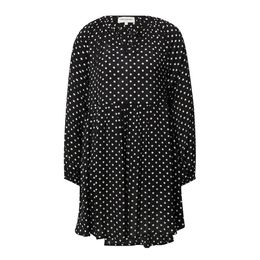Lollys Laundry Blusenkleid 'Lucca' Damen Gr&ouml;&szlig;e 34 schwarz / wei&szlig; Winterkleid