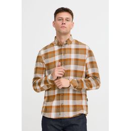 Langarmhemd Blend "BHShirt", Herren, Gr. XXL, US-Gr&ouml;&szlig;en, otter, Web, 100% Baumwolle, kariert, regular fit, ohne Ausschnitt, 2-Knopf-Manschette, Hemden, L&auml;ssiges kariertes Langarmhemd