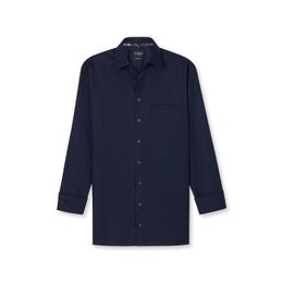 Businesshemd OLYMP "OLYMP Luxor, modern fit, Businesshemd, New Kent", Jungen, Gr. 41, Normaler Arm, kobalt, 100% Baumwolle, Hemden
