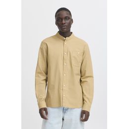 Leinenhemd Blend "BHBAY", Jungen, Gr. 3XL, US-Gr&ouml;&szlig;en, cornstalk, 55% Leinen, 45% Baumwolle, unifarben, Basic, Basic normal, ohne Ausschnitt, mit Knopf 2-Knopf-Manschette, Hemden, Stilvolles Langarmhemd aus Leinenmix mit Brusttasche
