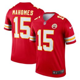 Footballtrikot Nike "Nike Trikot Kansas City Chiefs NFL Legend Jersey Mahomes 15", Herren, Gr. L, mehrfarbig, 100% Polyester, Trikots