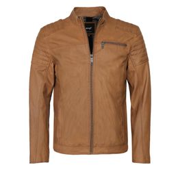Lederjacke Maze "51Rocha", Herren, Gr. L, braun (cognac), Obermaterial: 100% Lammleder; Futter: 100% Baumwolle; &Auml;rmelfutter: 100% Polyester, ohne B&uuml;ndchen, Jacken