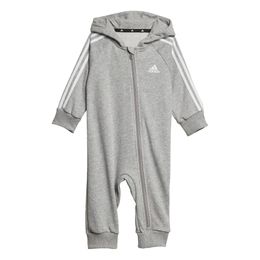adidas Performance Trainingsanzug 'Essentials' Jungen Größe 104 graumeliert / weiß