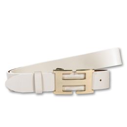 Koppelg&uuml;rtel Silbergift "Koppelg&uuml;rtel mit stylisch goldfarbener Designschlie&szlig;e", Damen, Gr. 100, beige, Rindsleder, G&uuml;rtel Koppelg&uuml;rtel