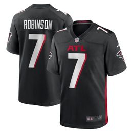 Footballtrikot Nike "Nike Trikot Atlanta Falcons NFL Home Game Jersey Robinson 7", Herren, Gr. M, schwarz (mehrfarbig), 100% Polyester, Trikots