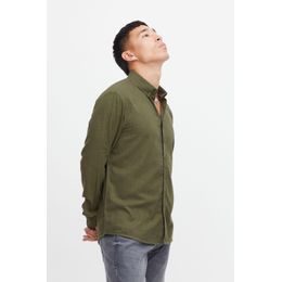 Langarmhemd Blend "BHBurley", Herren, Gr. 3XL, US-Gr&ouml;&szlig;en, winter moss, Flanell, 100% Baumwolle, unifarben, regular fit, 2-Knopf-Manschette, Hemden, Stilvolles Langarmhemd