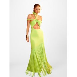 Mew Mews Kleid 'Ezmaris' Damen Gr&ouml;&szlig;e 38 limone Winterkleid