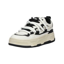 Sneaker Steve Madden "Steve Madden Sneaker Leder/Textil", Damen, Gr. 40, schwarz kombi, Leder, Textil, Schuhe Sneaker