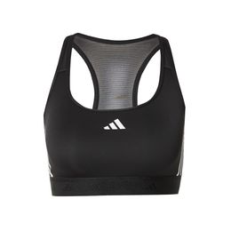 adidas Performance Sport-BH 'PWR MS HYGLM' Damen Größe XXL schwarz / weiß