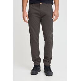 Chinohose Blend "BHNatan", Jungen, Gr. 38, L&auml;nge 34, asphalt, Web, 98% Baumwolle, 2% Elasthan, unifarben, slim fit lang, Hosen Chinohose, Chinohose Slim Fit mit G&uuml;rtelschlaufen