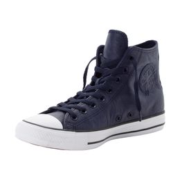 Sneaker Converse "CHUCK TAYLOR ALL STAR LEATHER", Herren, Gr. 41, blau (obsidian, obsidian, slacker blau), Leder, Schuhe Sneaker