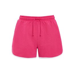 Threadbare. Threadbare Shorts 'Freddie' Damen Gr&ouml;&szlig;e 44 fuchsia / wei&szlig;