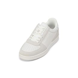 Marc O'Polo Sneaker MARC O'POLO "aus hochwertigem Rindleder", Damen, Gr. 47, wei&szlig;, Obermaterial: 100% Leder, unifarben, Schuhe Sneaker