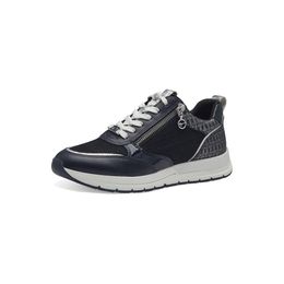 Tamaris Sneaker Damen Gr&ouml;&szlig;e 39 dunkelblau / silber