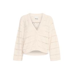 Ichi Strickjacke 'IHLALUHA' Damen Gr&ouml;&szlig;e XL beige