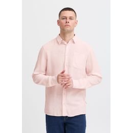 Langarmhemd Blend "BHBobby Shirt stripe", Herren, Gr. L, US-Gr&ouml;&szlig;en, chalk pink, 55% Leinen, 45% Viskose, regular fit, ohne Ausschnitt, 1-Knopf-Manschette, Hemden, Stilvolles Langarmhemd aus Leinenmix