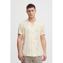 Kurzarmhemd Blend "BHShirt", Herren, Gr. XL, US-Gr&ouml;&szlig;en, lemon icing, 100% Viskose, gemustert, regular fit normal, V-Ausschnitt, eingesetzt, Hemden, Stilvolles Hemd mit kurzen &Auml;rmeln