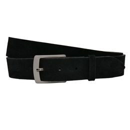 Lederg&uuml;rtel AnnaMatoni "AnnaMatoni Herren Lederg&uuml;rtel Zeitloses Design G&uuml;rtel 3,5cm", Herren, Gr. TW115 - 130cm Gesamtl&auml;nge, schwarz 790, 100% Leder, G&uuml;rtel Lederg&uuml;rtel