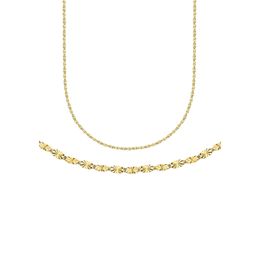 Goldkette Firetti "Schmuck Geschenk Gold 333 Fantasiekette, ca. 2,7 mm breit" Gr. 45, gold (gelbgoldfarben), Halsketten, Damen, 45, Gelbgold 333, B: 2,7mm, Goldkette, Made in Germany, B:2,7mm