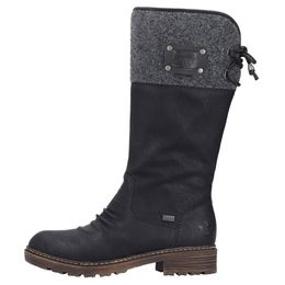 Rieker Stiefel Damen Gr&ouml;&szlig;e 36 graumeliert / schwarz Winterschuhe