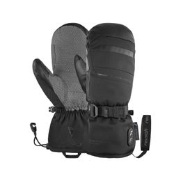 F&auml;ustlinge Reusch "Advanced Heat R-TEX XT Mitten", Damen, Gr. 9.5, schwarz, 75% Polyester, 15% Ziegenleder, 10% Rindsleder, mehrfarbig, Handschuhe F&auml;ustlinge, h&ouml;chste W&auml;rmestufe, wasserdicht, atmungsaktiv