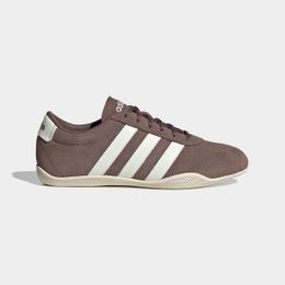 Sneaker adidas Sportswear "GRAND COURT LO", Damen, Gr. 37, earth strata, sanftes weiß, earth strata, Leder, Synthetik, Schuhe Sneaker