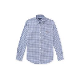 Polo Ralph Lauren Hemd Herren Gr&ouml;&szlig;e XS blau / cognac / wei&szlig;