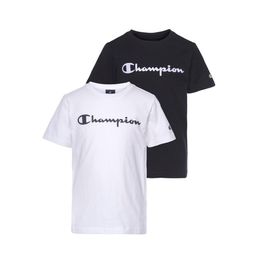 Champion Authentic Athletic Apparel T-Shirt Jungen Gr&ouml;&szlig;e 176 blau / blutrot / schwarz / wei&szlig;
