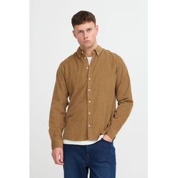 Langarmhemd Blend "BHShirt", Herren, Gr. XXL, US-Gr&ouml;&szlig;en, otter, Web, 100% Baumwolle, unifarben, regular fit, ohne Ausschnitt, eingefasste Kante, Hemden, L&auml;ssiges Langarmhemd