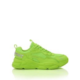 Sneaker Plein Sport "Track King", Damen, Gr. 45, Normalschaft, 29, gelbfluo, Schuhe Sneaker