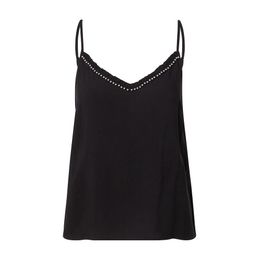 ABOUT YOU Top 'Leslie' Damen Gr&ouml;&szlig;e M schwarz / perlwei&szlig;