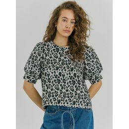 Funktionstop NORR "NORR Top Lelo", Damen, Gr. 36, leo print, Obermaterial: 100% Polyester, Tops