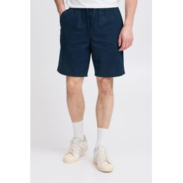 Leinenhose Blend "BHVolk", Herren, Gr. L, US-Gr&ouml;&szlig;en, marineblaus, 55% Leinen, 45% Baumwolle, unifarben, normal kurz, Hosen, Casual Shorts aus Leinenmix